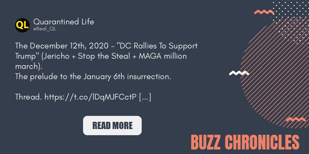 The December 12th, 2020 - "DC Rallies To Support Trump" (Je…