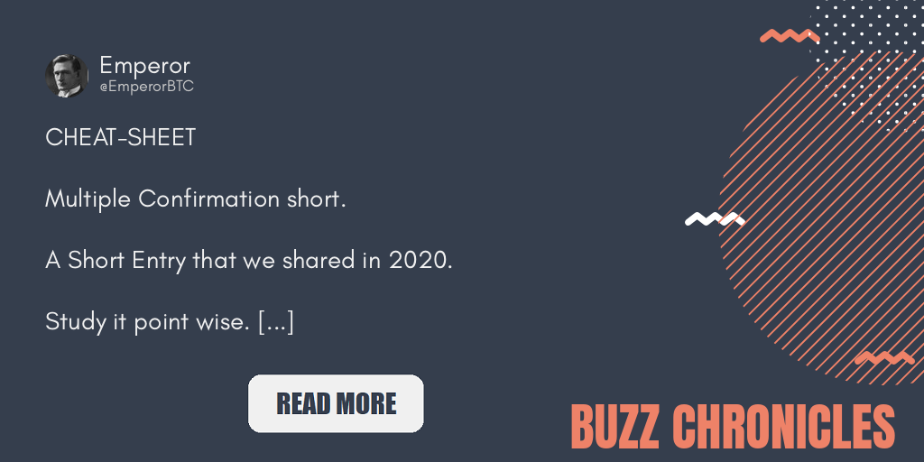 CHEAT-SHEET Multiple Confirmation short. A Short Entry t…